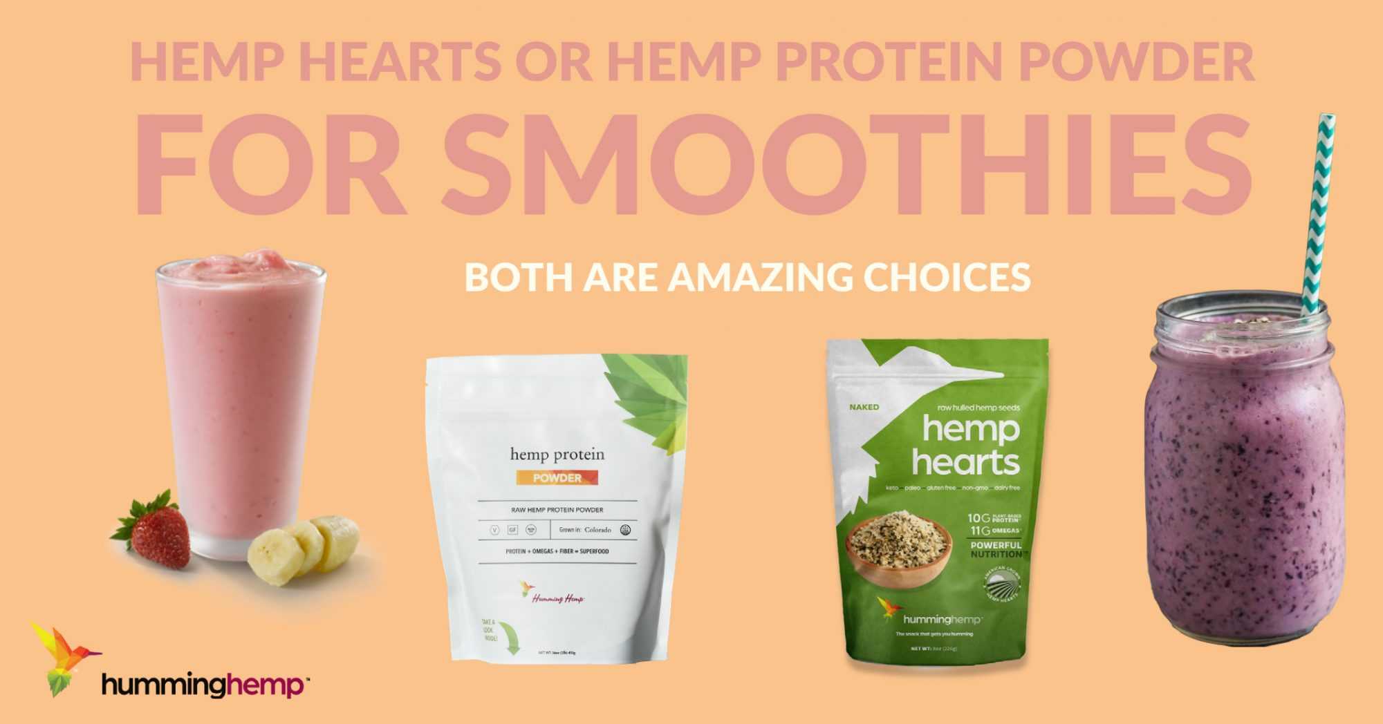 Hemp Hearts vs. Hemp Protein Powder: Uses and Comparisons | Humming Hemp